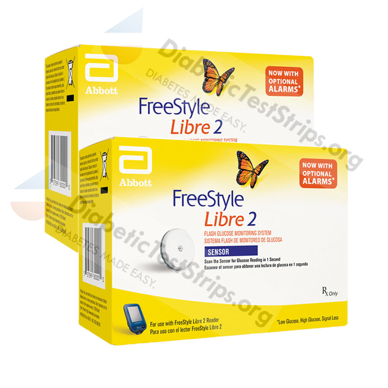 FreeStyle Libre 2 Sensor - 2 Pack – DiabeticTestStrips.org