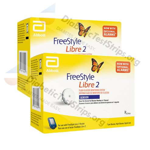 FreeStyle Libre 2 Sensor - 2 Pack – DiabeticTestStrips.org